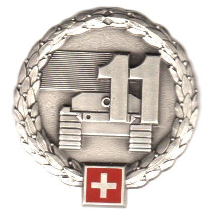 Schweizer Militär; Béret Emblem / Panzer 11 (Neu (gemäss Beschreibung ...