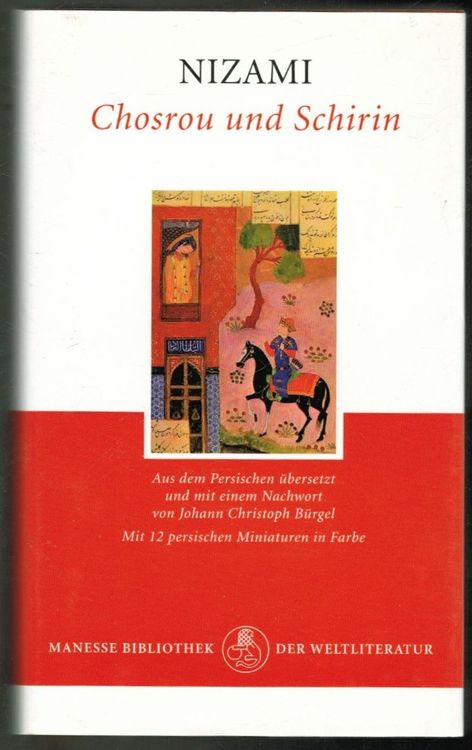 Manesse; Nizami; Chosrou und Schirin (Gebraucht) in Zürich für CHF 7 ...