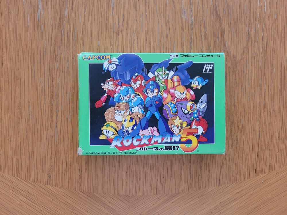 Rockman 5 / Megaman 5 Famicom / NES OVP Complete Japan | Kaufen auf Ricardo