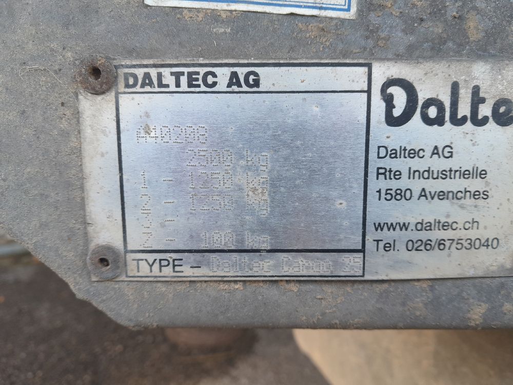 Daltec Cargo 25 (Gebraucht) in Niederstocken für CHF 2100 – nur ...