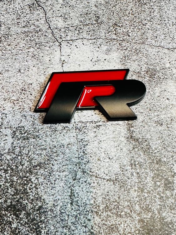 VW R Racing Schriftzug, Emblem, Logo 3D Metall (Neu und ...
