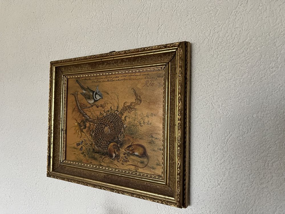 Ölgemälde „Feldtiere im kleinen Glück“ von Rudolf Tobler (Gebraucht) in Eglisau für CHF 450 ...