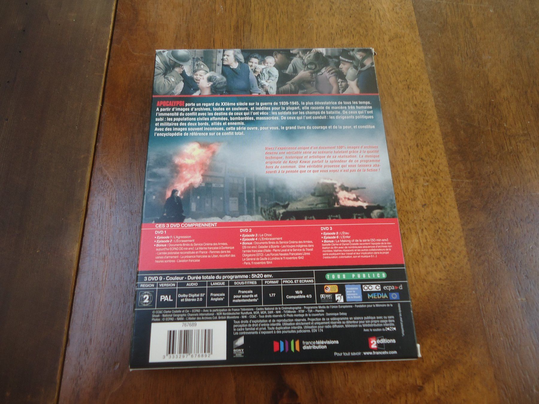 Série Apocalypse - La 2ème guerre mondiale - 3 DVD - 6 ép. (D'occasion ...