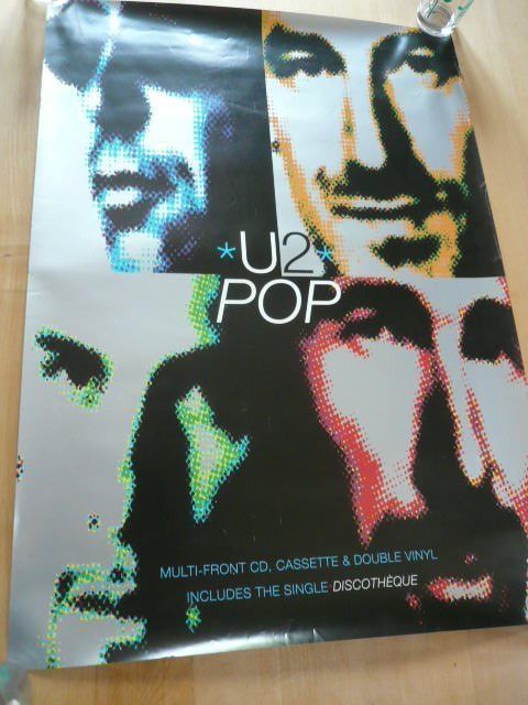U2 Pop - PROMO POSTER Europe 19937 - 70 x 50 cm - EXCELLENT | Kaufen ...