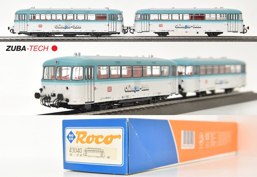 Roco 43040 Schienenbus 2-tlg Chiemgau H0 GS Analog mit OVP | Kaufen auf ...