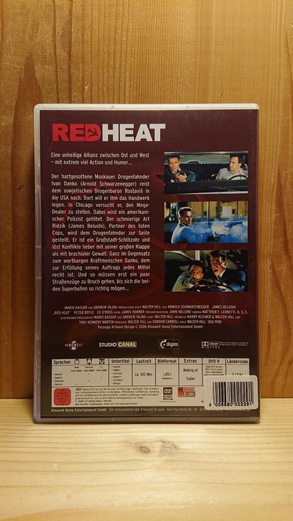 RED HEAT DVD mit Arnold Schwarzenegger (Gebraucht) in Wilderswil für ...