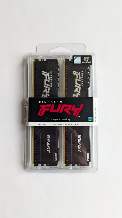 Kingston Fury 2x 16 GB RAM, DDR4, 3200 MHz | Kaufen auf Ricardo