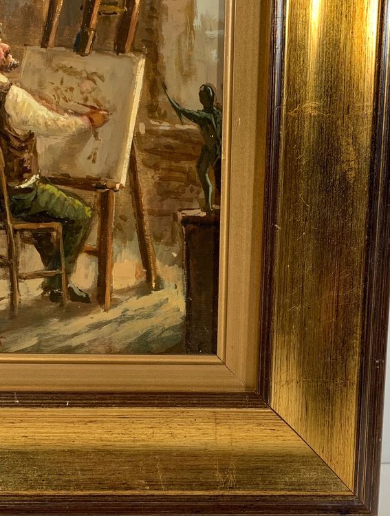 Künstler im Atelier Gemälde unleserlich Signiert (Gebraucht) in Root für CHF 105 – mit Lieferung ...