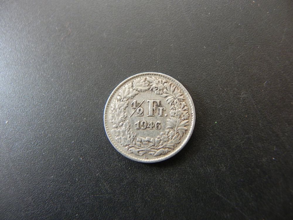 Schweiz 50 Rappen 1946 B Silber (Gebraucht) in Biel/Bienne für CHF 1.7 – mit Lieferung auf ...
