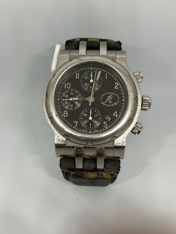 Chronographe Aviatex automatique (Gebraucht) in Versoix für CHF 235 – mit Lieferung auf Ricardo ...