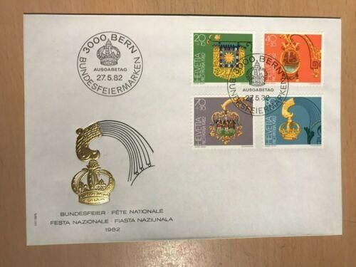 Schweiz 1982 Ersttagsbrief Satz Pro Patria Wirtshausschilder (Neu (gemäss Beschreibung)) in ...