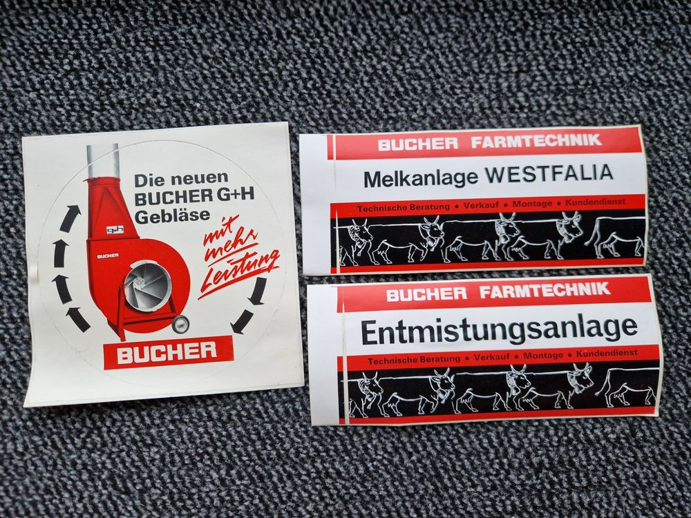 Original Bucher Landmaschinen Aufkleber Sticker (Gebraucht) in Dürnten ...