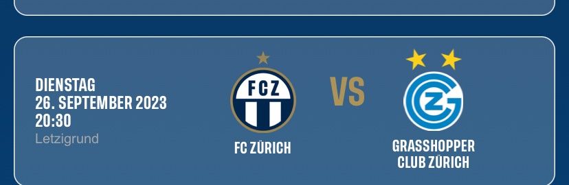 FCZ- GC Match tickets | Kaufen auf Ricardo