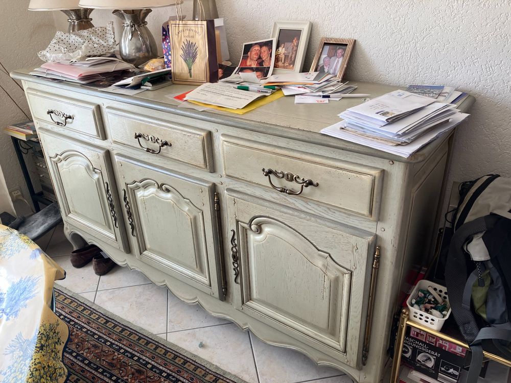 Buffet style campagne chic 3 portes 3 tiroirs | Kaufen auf Ricardo