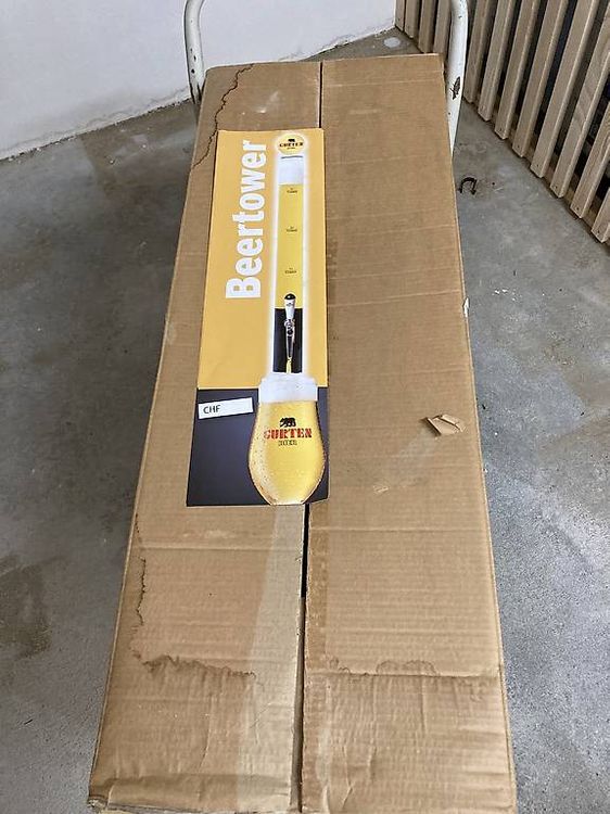 Bier Turm, Zapfhahn, Gurten Bier (Neu und originalverpackt) in Obernau für CHF 33 – nur Abholung ...