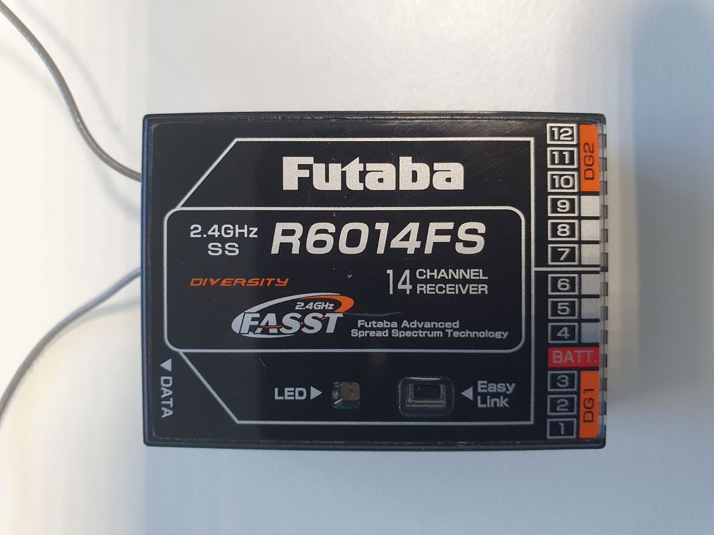Futaba Empfänger R6014FS 2.4GHz FASST 14 Kanal (Gebraucht) in Balsthal für CHF 51 – mit ...
