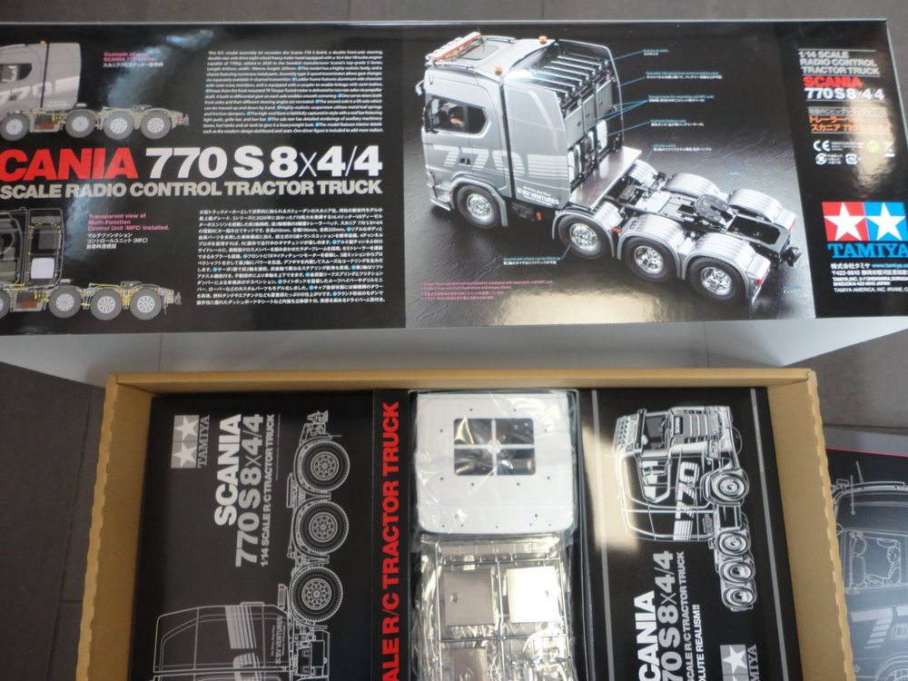 Scania 770 S 8x4/4 Bausatz - Tamiya 56371 (Neu und originalverpackt) in Horgen für CHF 799 – mit ...