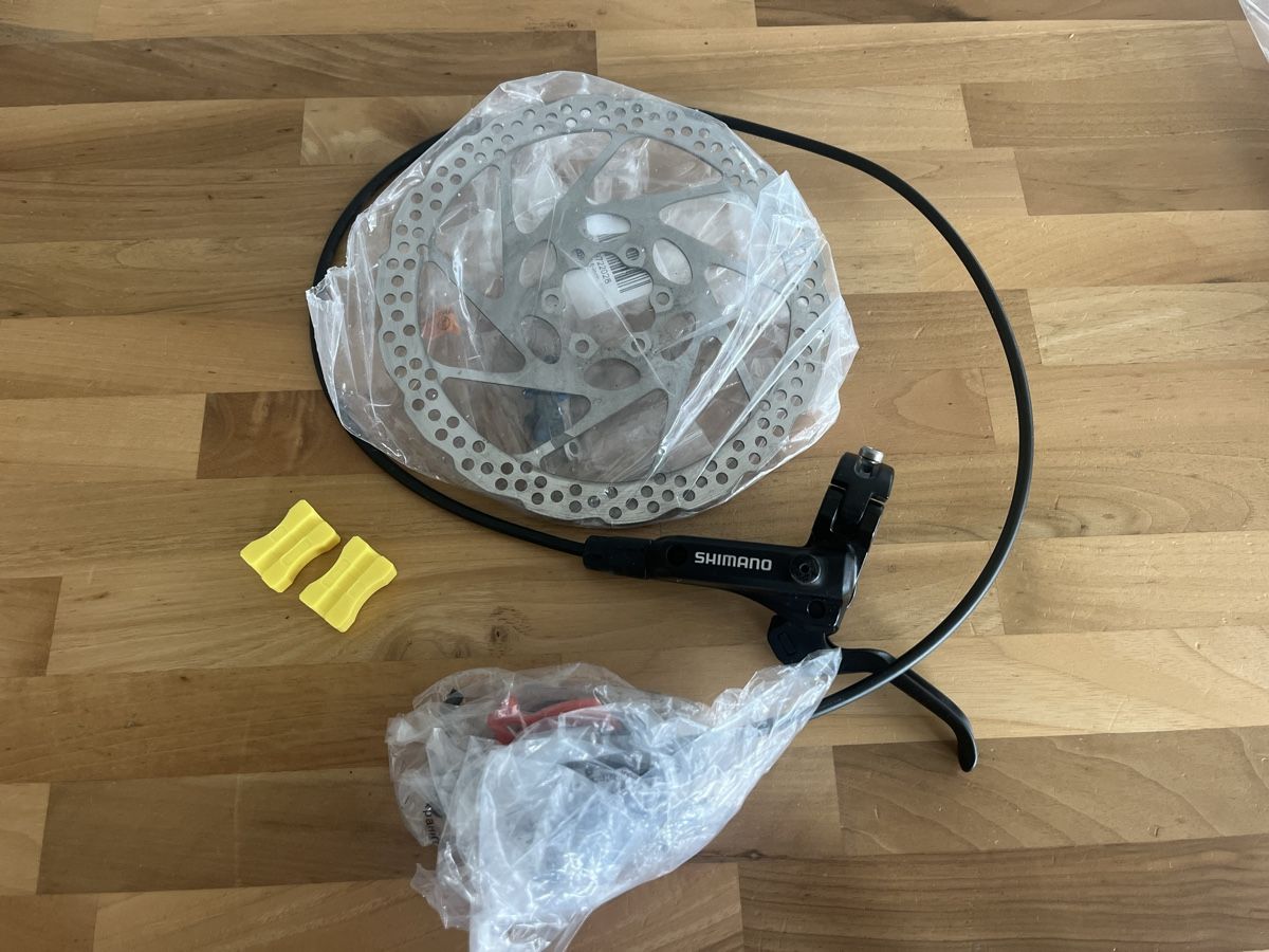 Shimano SLX/XT Scheibenbremse, vorne und hinten, neu (Neu und ...