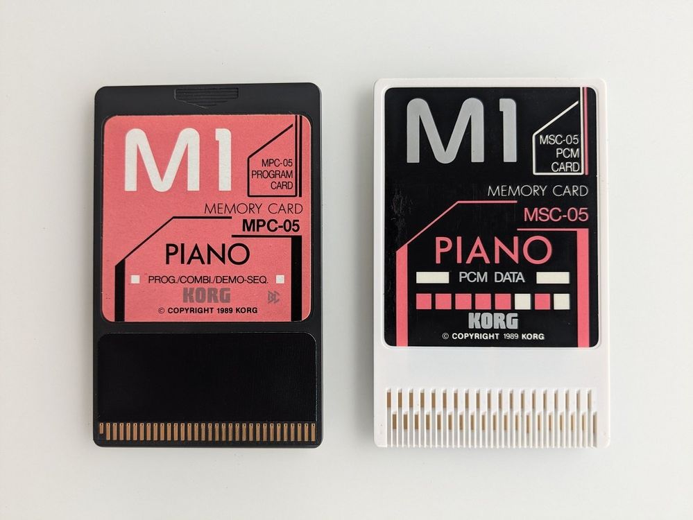 Korg MPC-05, MSC-05 Piano Speicherkarte Komplettset | Kaufen auf Ricardo