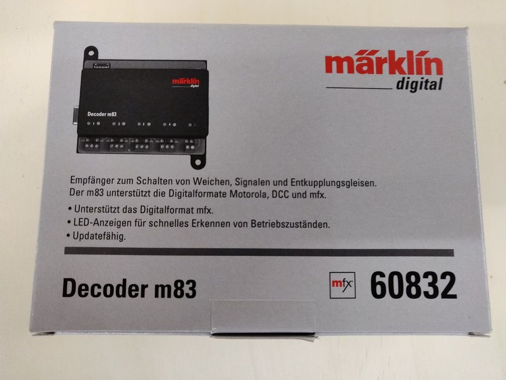 #27 Märklin 60832 Decoder m83 | Kaufen auf Ricardo