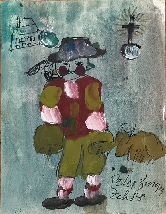 Peter Zingg Art -Brut Mischtechnik (Gebraucht) in Root für CHF 20 – mit ...