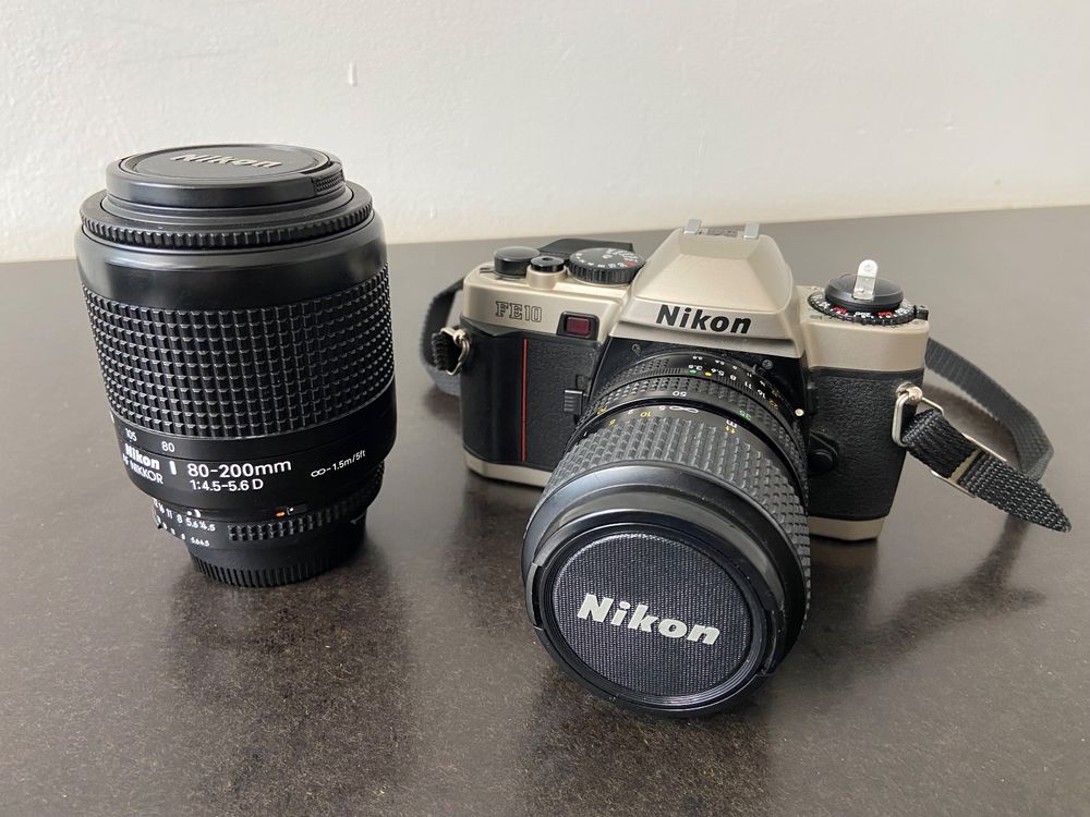 Nikon FE10 inkl. 35-70mm f3.5-4.8 und 80-200mm f4.5-5.6 (Gebraucht) in ...