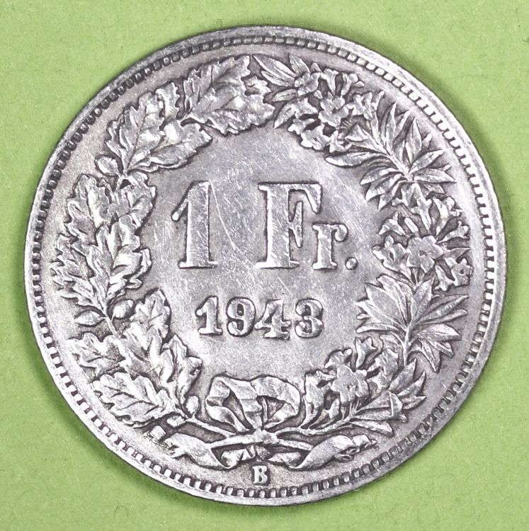 1943 / FR. 1.00 - MÜNZE, natürlich noch in SILBER ! | Kaufen auf Ricardo