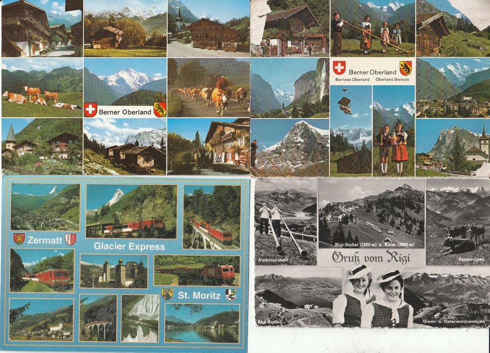 20 Mehrbildkarten Schweiz (Gebraucht) in Lumbrein für CHF 3 – mit Lieferung auf Ricardo kaufen