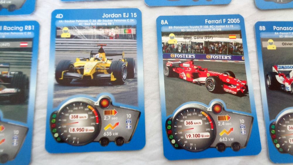 Auto Quartett - Formel 1 / Piatnik / 32 Karten ab Fr. 4.- (Gebraucht ...