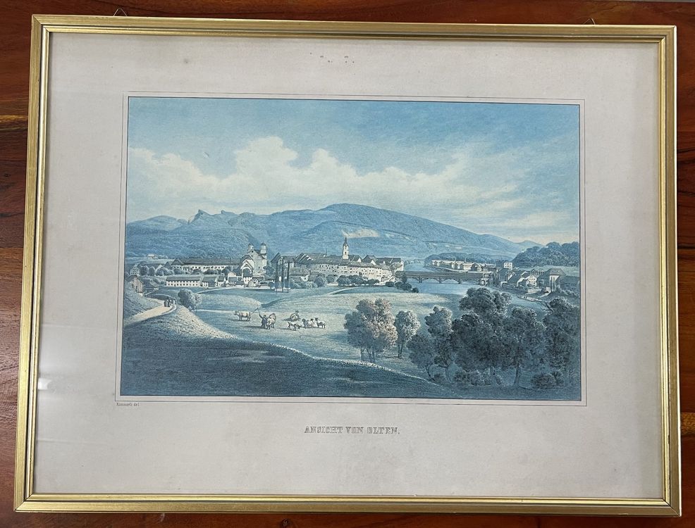 Stich - Ansicht von Olten - 53 x 40cm | Kaufen auf Ricardo