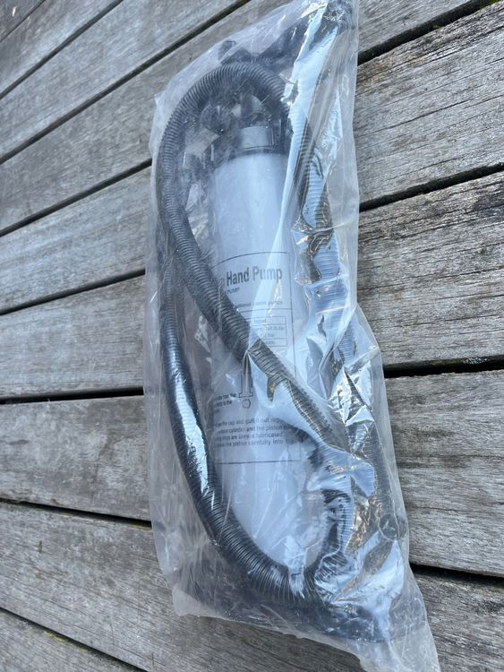 Doppelhub Luftpumpe, Handpumpe, neu & OVP (Gebraucht) in Arosa für CHF 15 – mit Lieferung auf ...