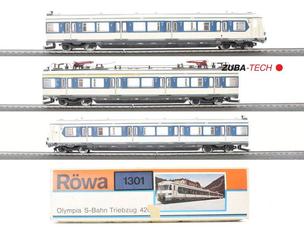 Röwa 1301 S-Bahn Triebzug der DB H0 GS Analog mit OVP | Acheter sur Ricardo