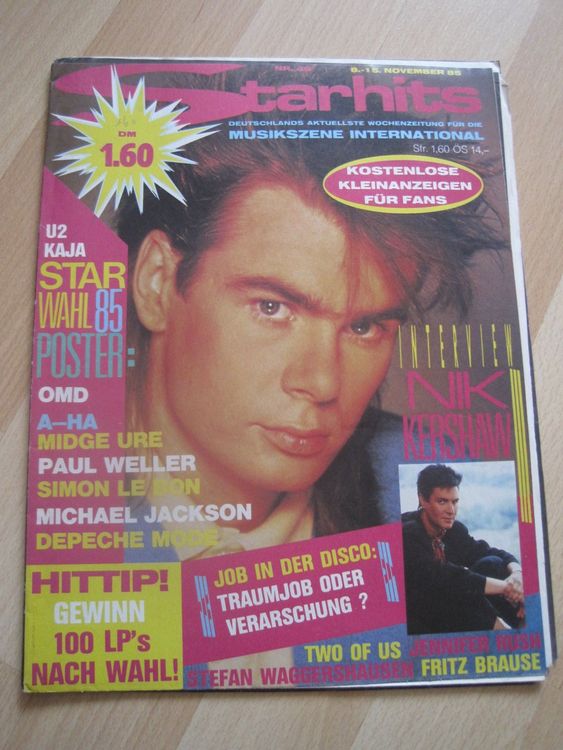 Star Hits Poster Nr 46 Bravo 1985 Jacko Depeche Mode & | Kaufen auf Ricardo