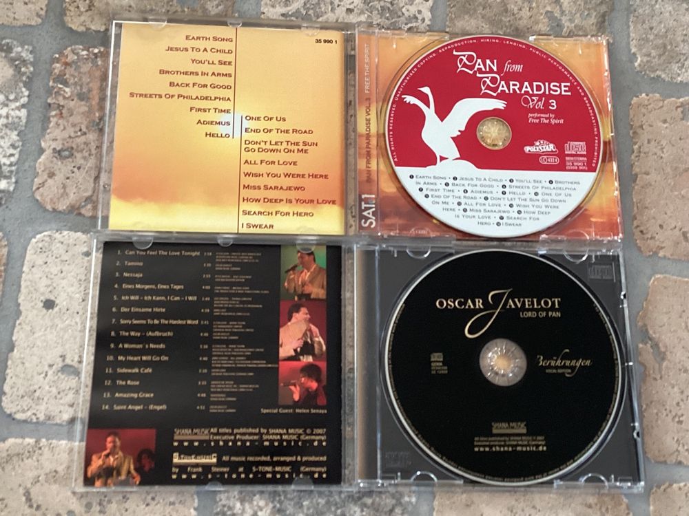 2 CD Panflöte, Oscar Javelot Lord of Pan, Pan from Paradise (Gebraucht ...