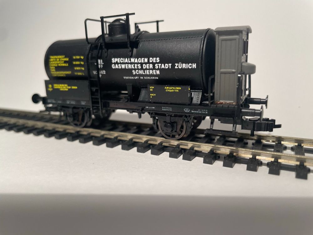 WABU / Fleischmann SBB Tankwagen EP II, H0 (Neu und originalverpackt ...