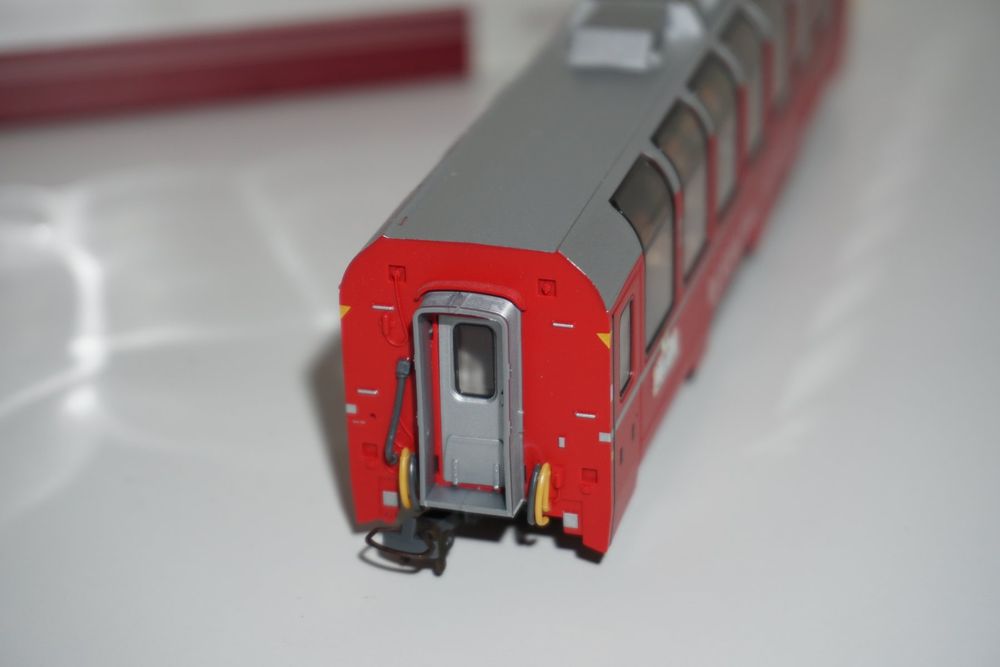 BEMO - RhB B 2505 Panoramawagen 2.Klasse Bernina Express H0m (Gebraucht) in Matten b. Interl für ...