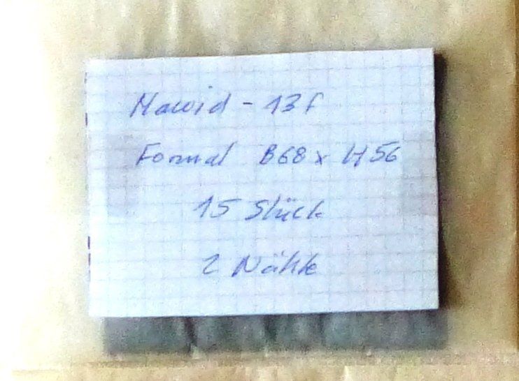 Hawid Klemmtaschen schwarz 68/56 (15 Stück) 2 Nähte gebrauch | Kaufen ...