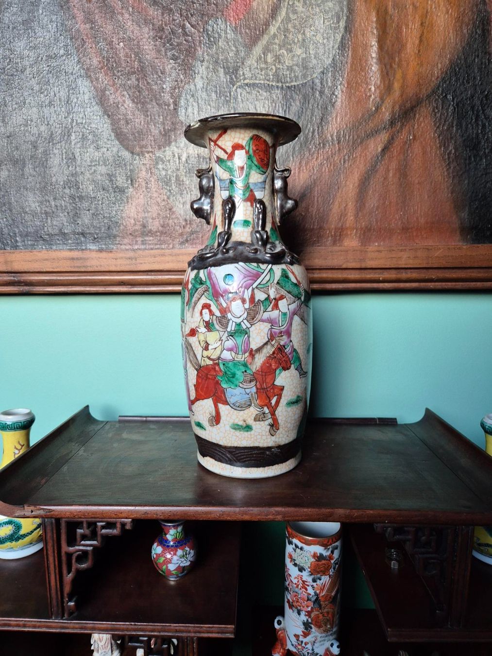 Vase Nankin ancien céramique Chine porcelaine objet (D'occasion) à ...