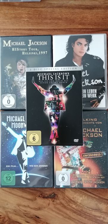 Michael Jackson 5 DVDs (Gebraucht) in Triesen für CHF 10 – mit ...