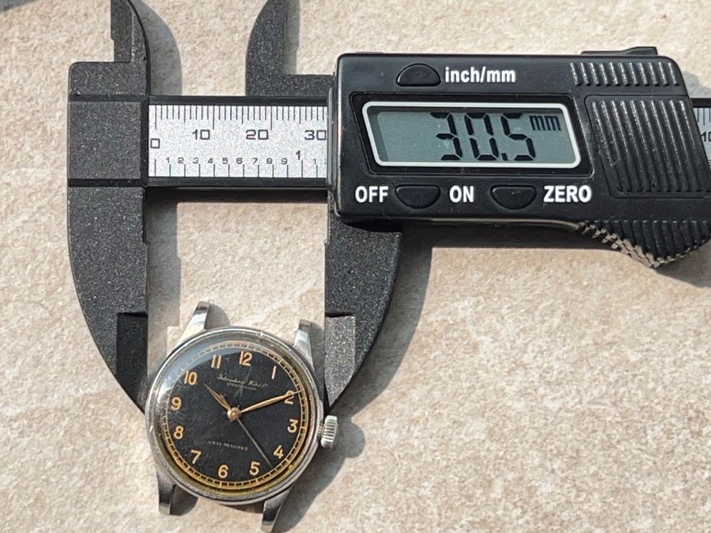 Vintage IWC Hermet WW2 Military Watch Tropical Radium Cal 61 (Defekt ...
