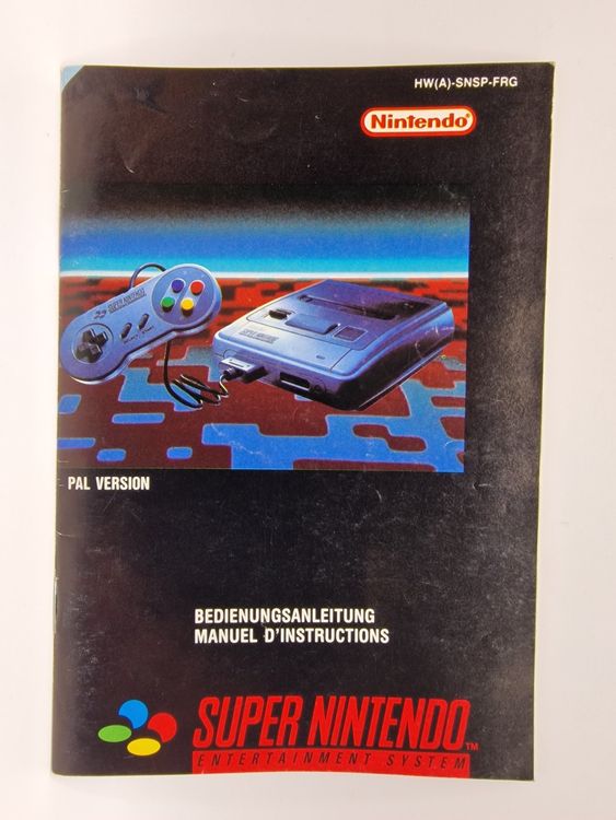 Super Nintendo Bedienungsanleitung | Kaufen auf Ricardo