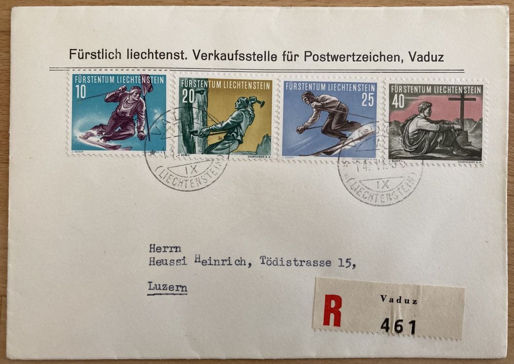 R-FDC FL 1955 Sportserie II, SBK 100 Fr. | Kaufen auf Ricardo