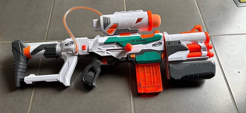 Nerf Modulus Tri-Strike (Gebraucht) in Riaz für CHF 45 – nur Abholung ...