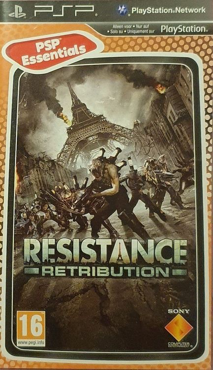 Sony Playstation Portable Game (PSP) Resistance Retribution (Gebraucht ...