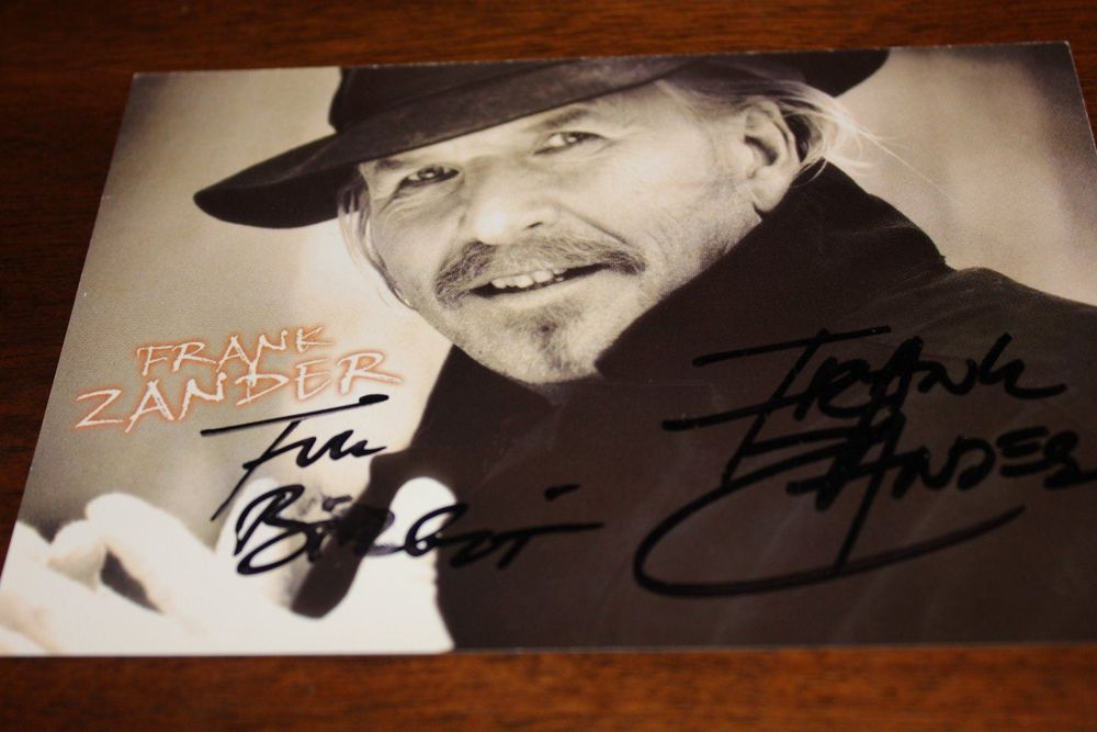 Originalautogramm Frank Zander auf AK !! (Gebraucht) in Ziefen für CHF ...