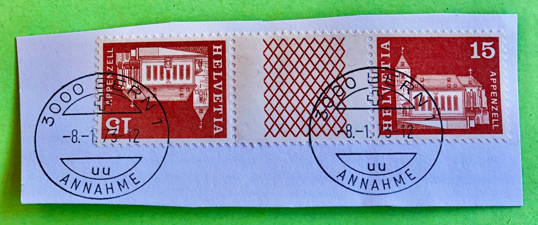 Nr.S 70 Motive und Baudenkmäler GESTEMPELT Bern (6) (Gebraucht) in ...