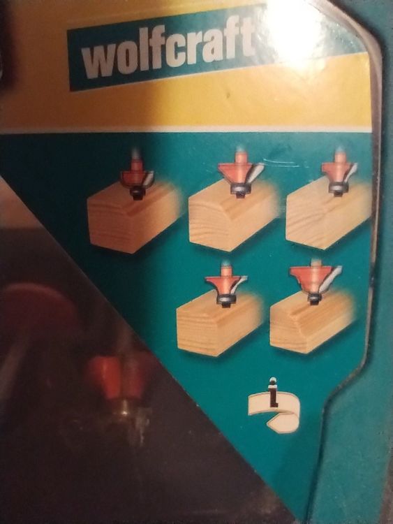 2 Wolfcraft Profilfräser-Set Router / Kit de fraise à profil (Neu ...