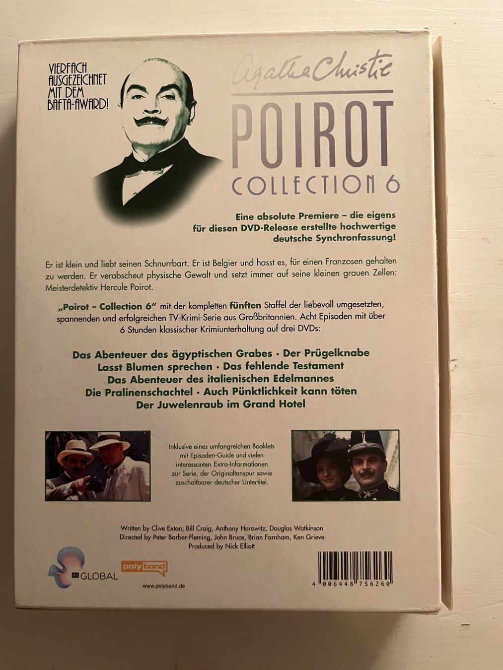 Agatha Christie - Poirot Collection 6 [3 DVDS] DVD 📀 (Neu (gemäss ...