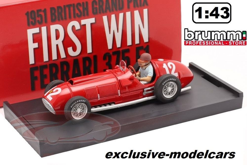 FERRARI 375 #12 Sieger GP England 1951 (Gonzalez) 1:43 Brumm | Kaufen ...