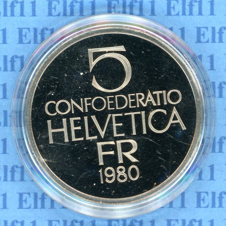 CHF___5.00 1980 Ferdinand Hodler PP 5 Franken (Neu (gemäss Beschreibung)) in Widnau für CHF 25 ...